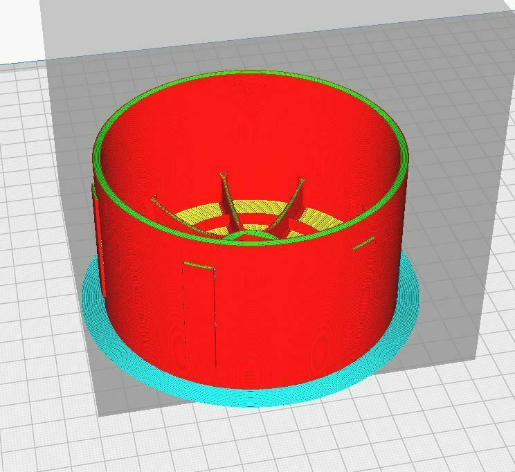 🛞 Paddle Wheel (rim & tire) 1/8 for snow / sand・ STL File for 3D ...