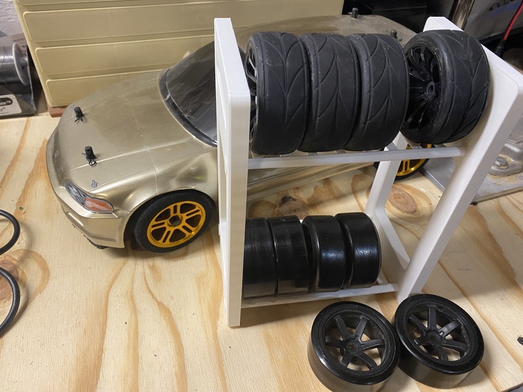 Free 3D file RC 1/10 touring and drift wheel rack 🛞 ・3D printing ...