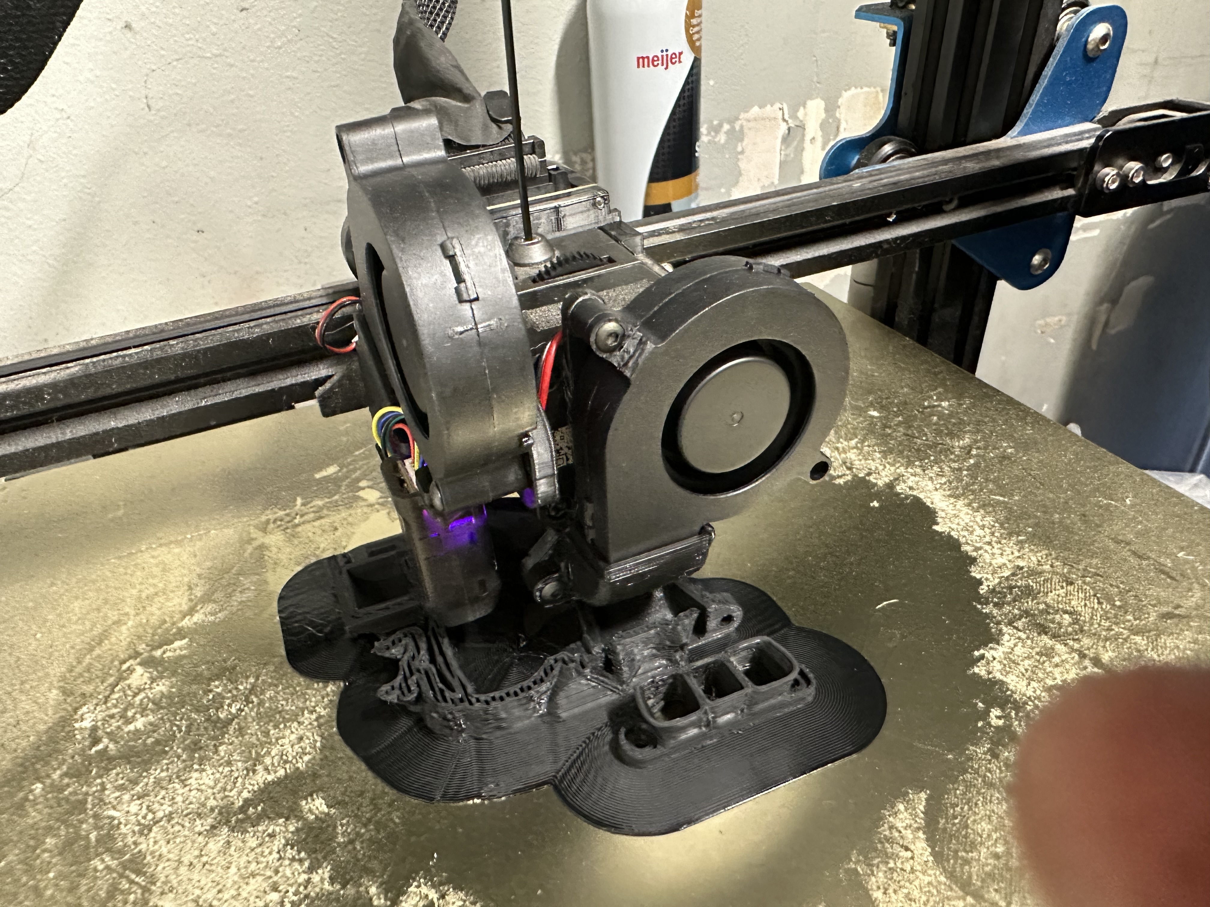 3D printed 5015 Fan Shroud/mount for Sprite Extruder Pro (Heat Sink)・Cults