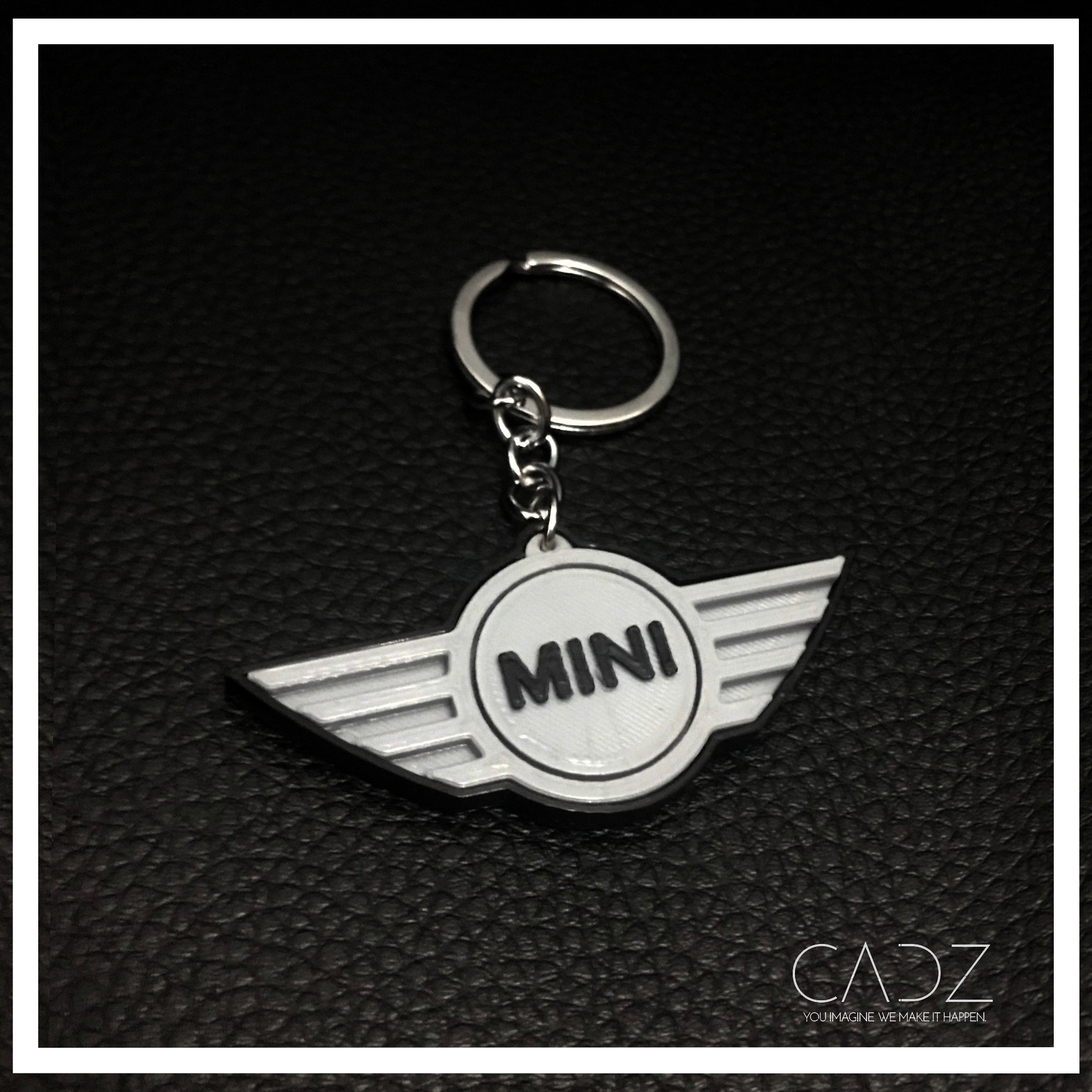 🗝️ Mini Cooper Keychain・ STL File for ・Cults