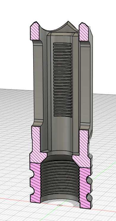 Archivo 3D gratis Gel Blaster Hop Up Flash Hider ⬆️ ・Diseño por ...