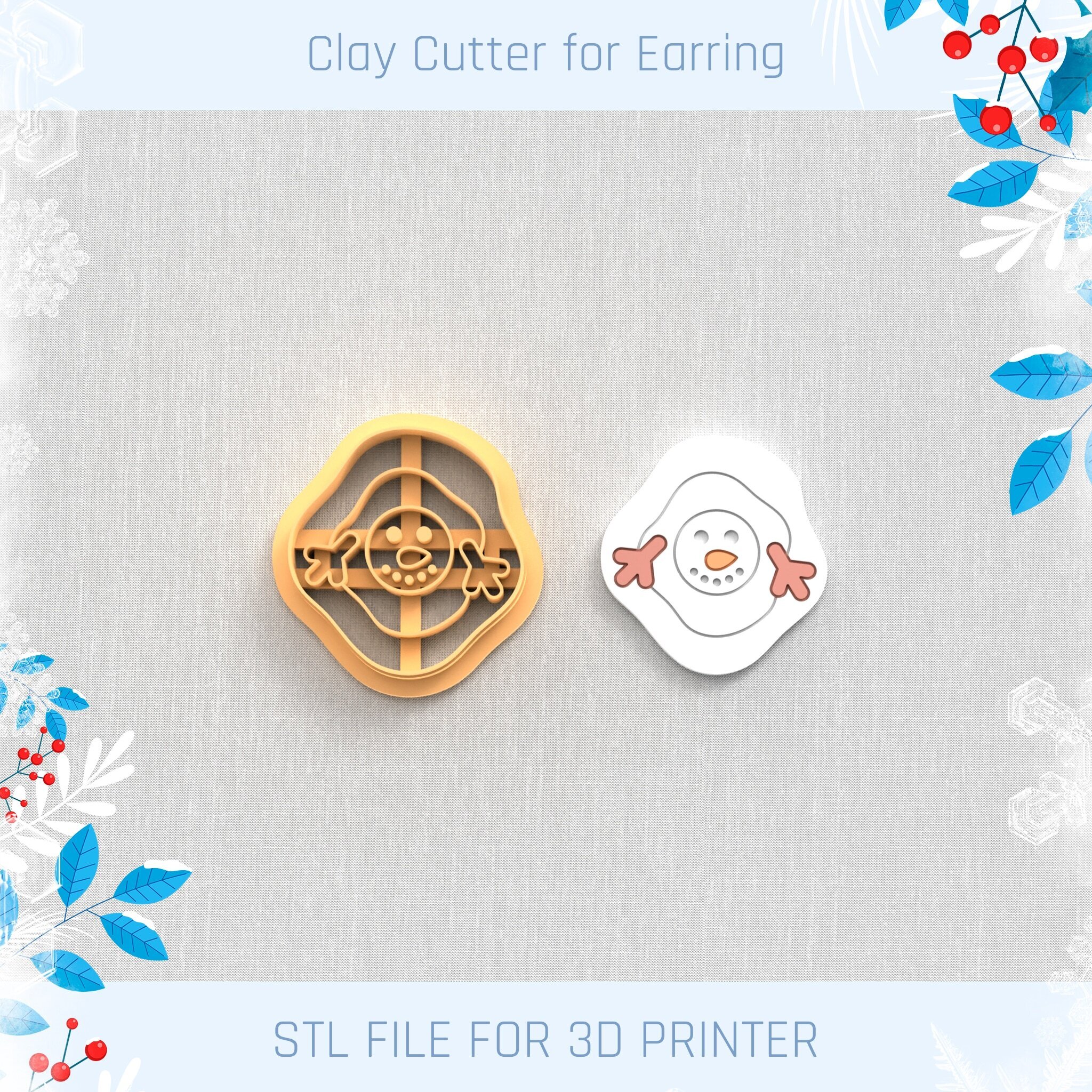 🫠 Melted Snowman B・ 3D File for 3D printing・Cults