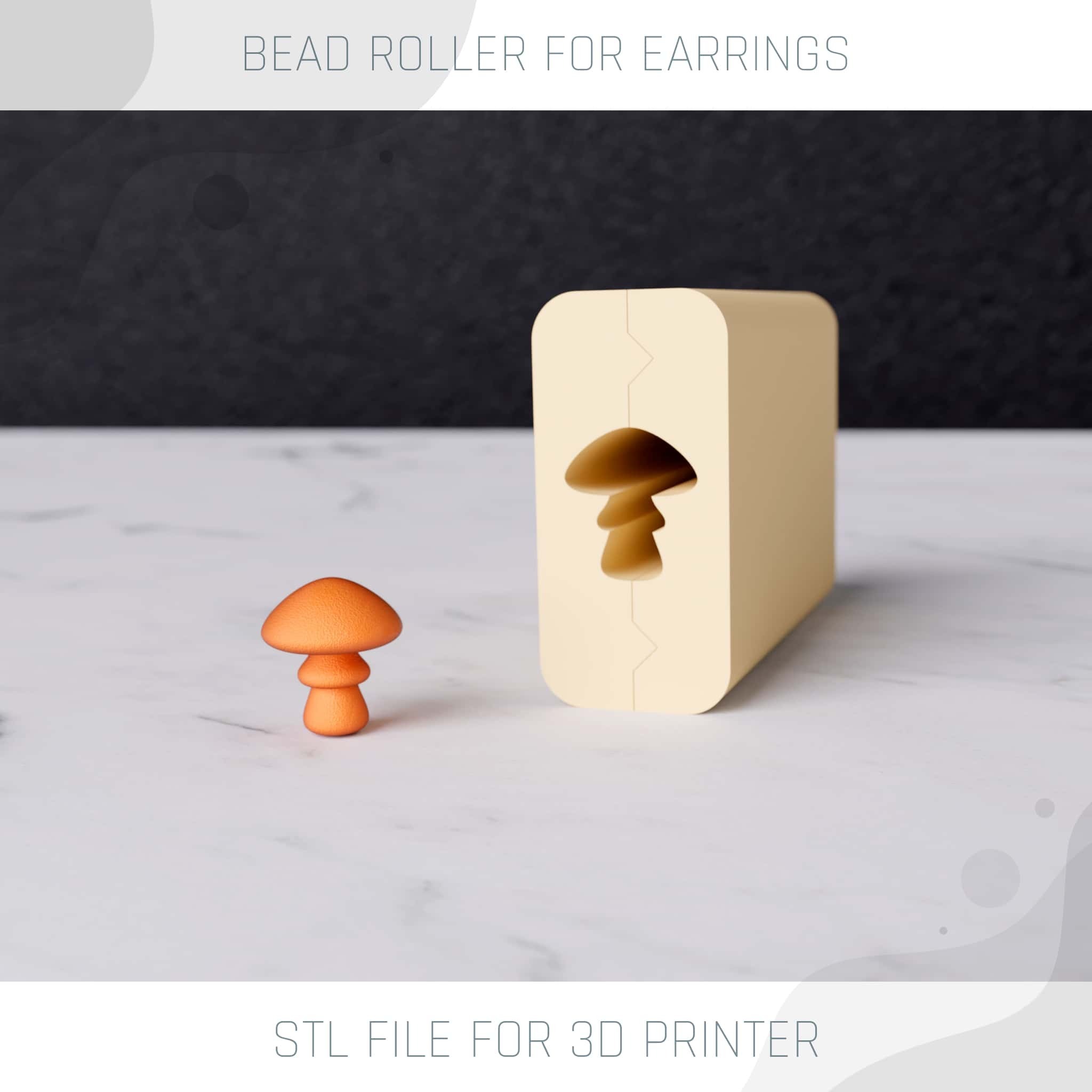 🍄 Mushroom F・ 3D File for 3D printing・Cults