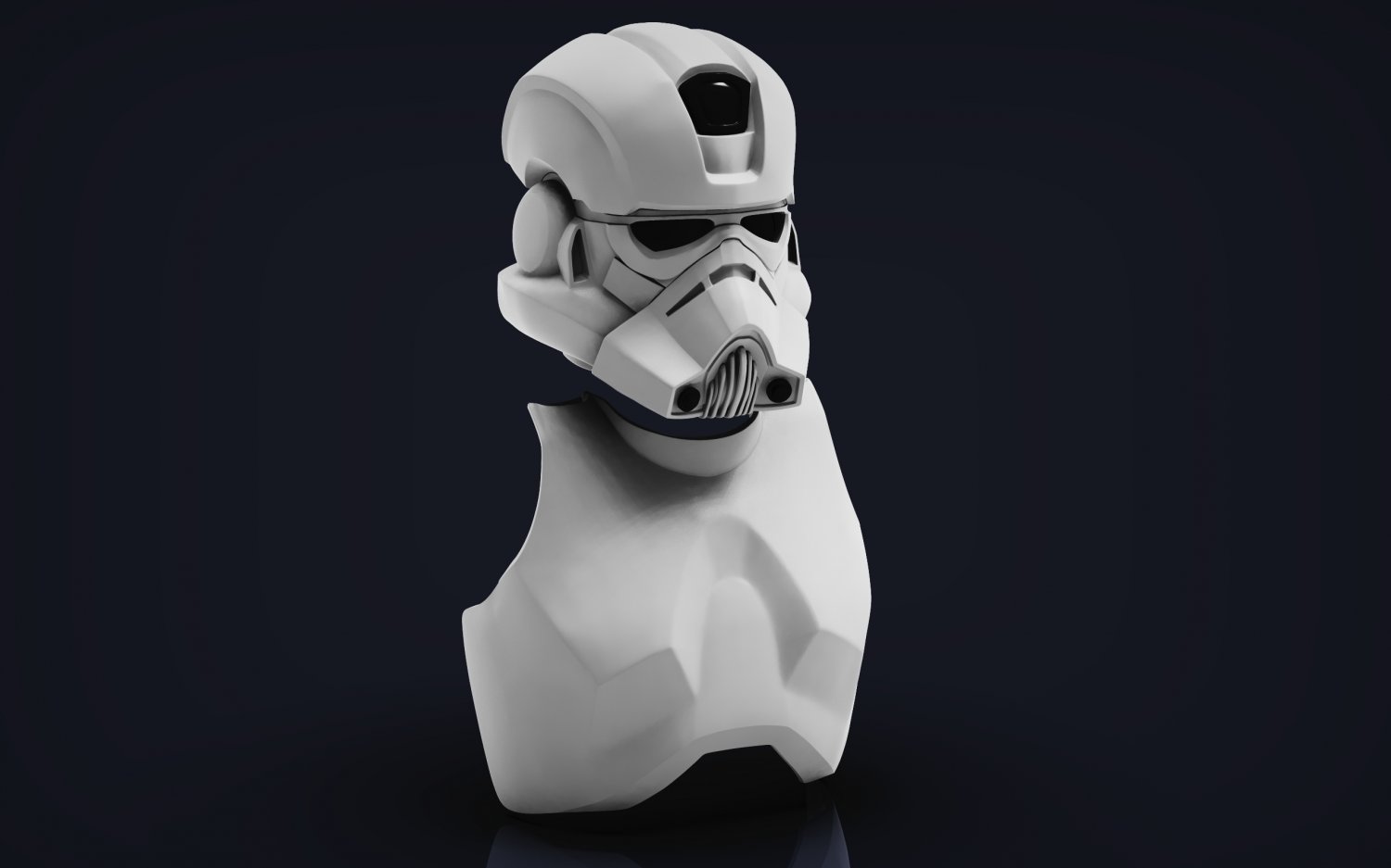 3D file star wars Clone Engineer Phase 2 helmet and body armor ⭐ ・3D printing model to download ...