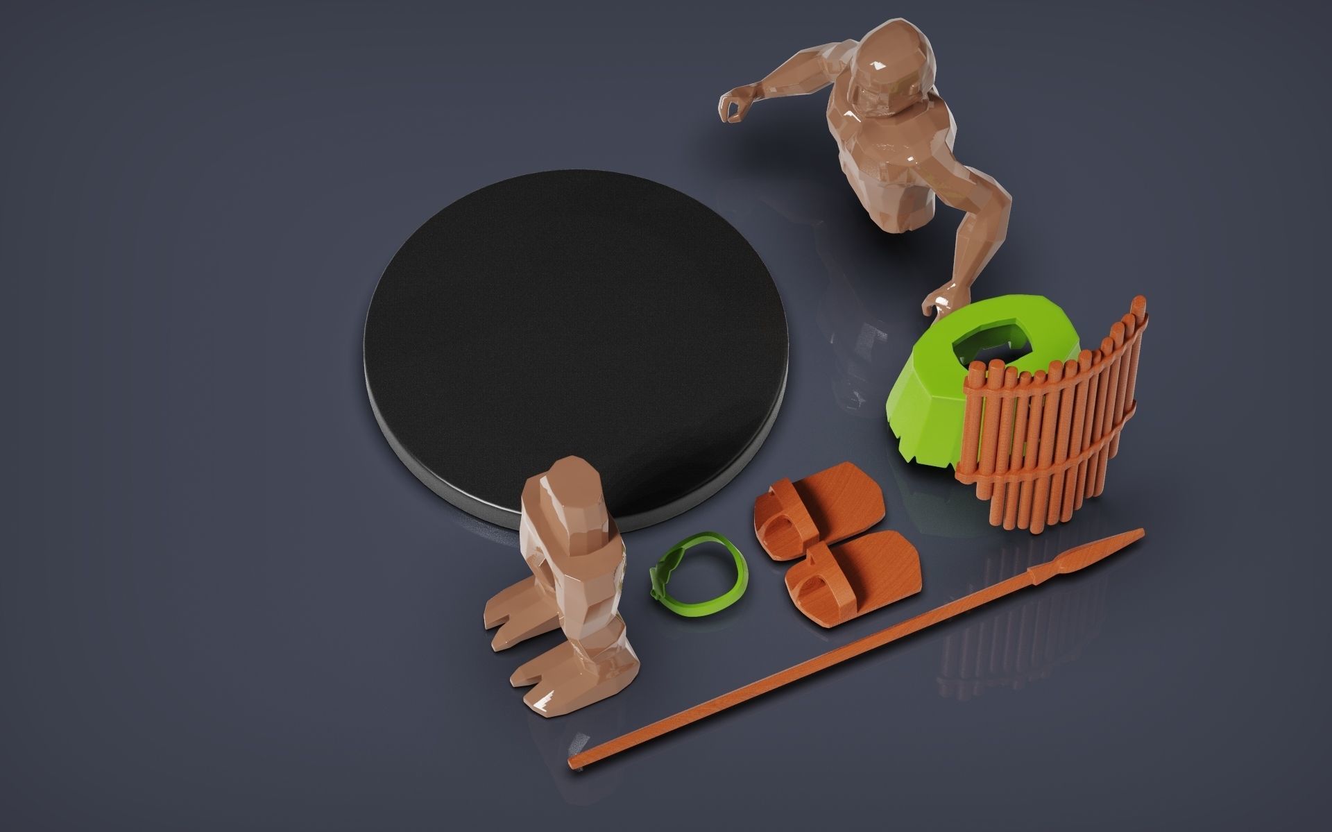 Free OBJ file Islander ♟️ ・3D printing design to download・Cults