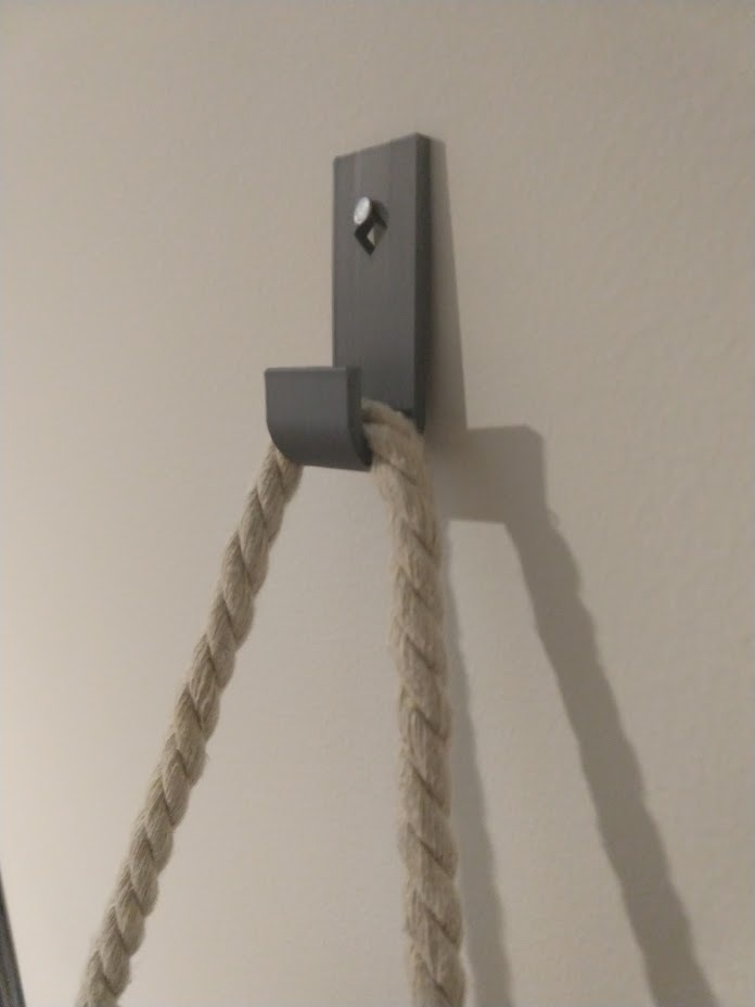 3D printable J Wall Hook・Cults