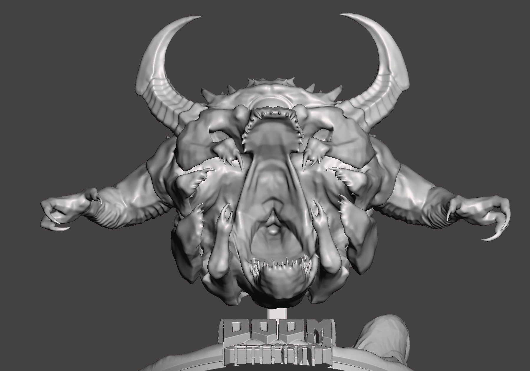 😇 Pain Elemental - Doom Eternal - STL for 3D printing HIGH POLY・ STL ...