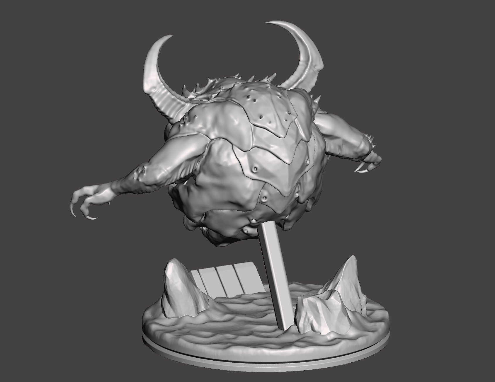 😇 Pain Elemental - Doom Eternal - STL for 3D printing HIGH POLY・ STL ...