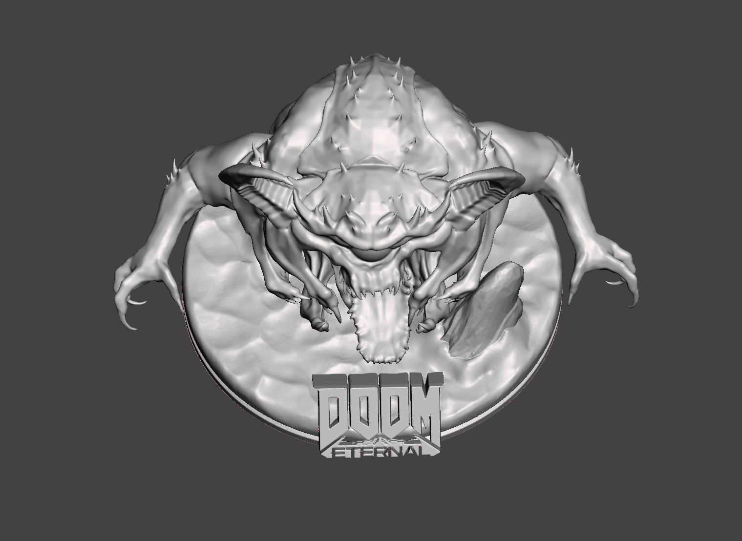 😇 Pain Elemental - Doom Eternal - STL for 3D printing HIGH POLY・ STL ...