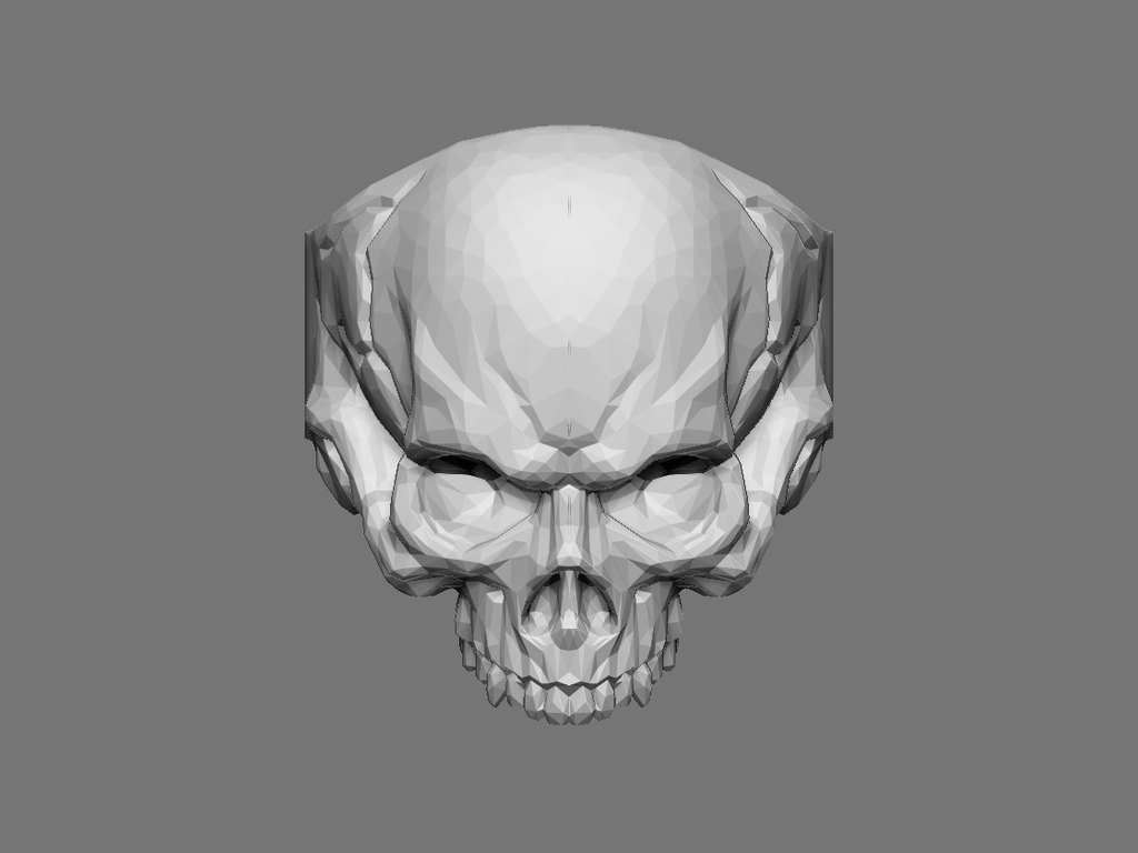 💀 Skull Ring・Free 3D File for ・Cults