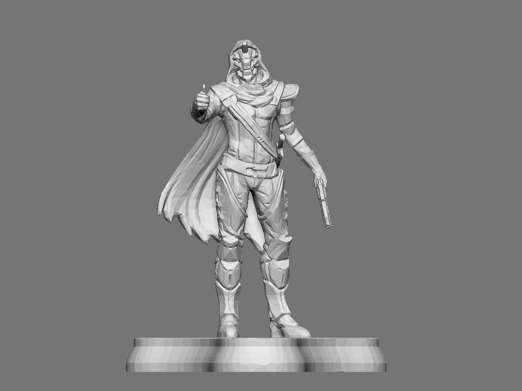 🏹 Destiny 2 - Cayde 6 - Full Character - Low Poly - Hi Poly in ...