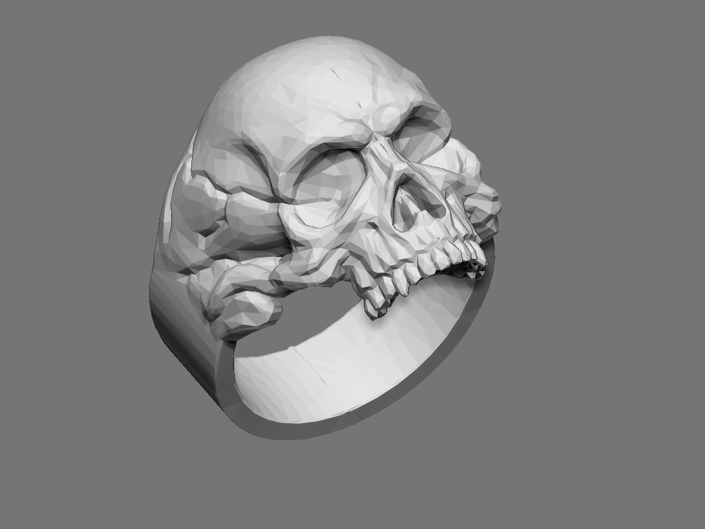 Archivo 3D gratis Anillo de la calavera 💍 ・Modelo de impresión 3D para descargar・Cults