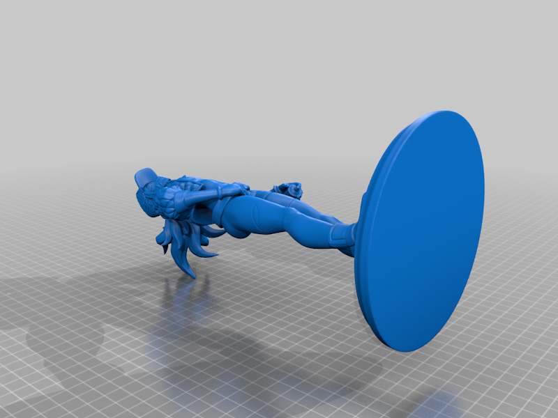 ♀️ KDA Akali - League of Legends - 30 cm model.・Free 3D File for ・Cults