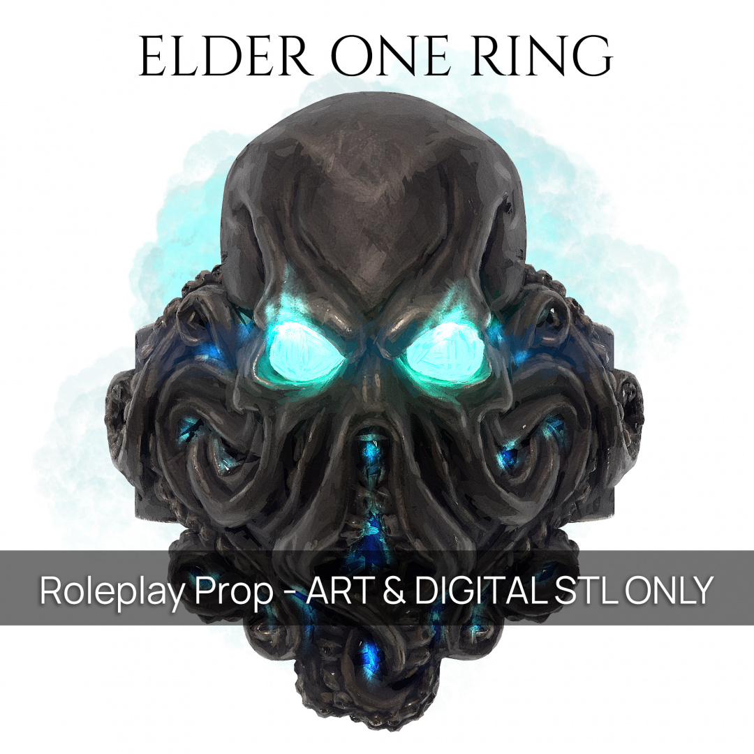 3D file Elder One Ring - D&D Handout - Ring - PRESUPPORTED 💍 ・3D ...