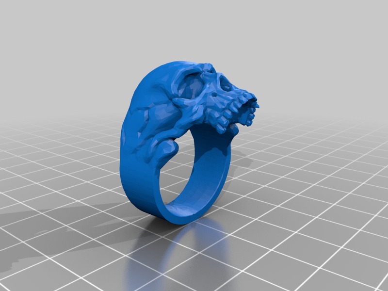 Archivo 3D gratis Anillo de la calavera 💍 ・Modelo de impresión 3D para descargar・Cults
