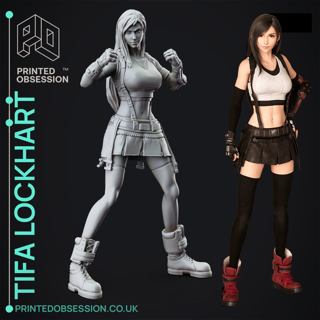 🎨 Tifa Lockhart - Final Fantasy 7 - Fan Art・Free 3D File for ・Cults