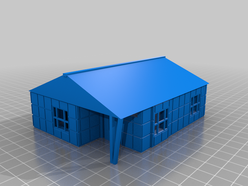 🏠 lustron house ho scale・Free 3D File for ・Cults