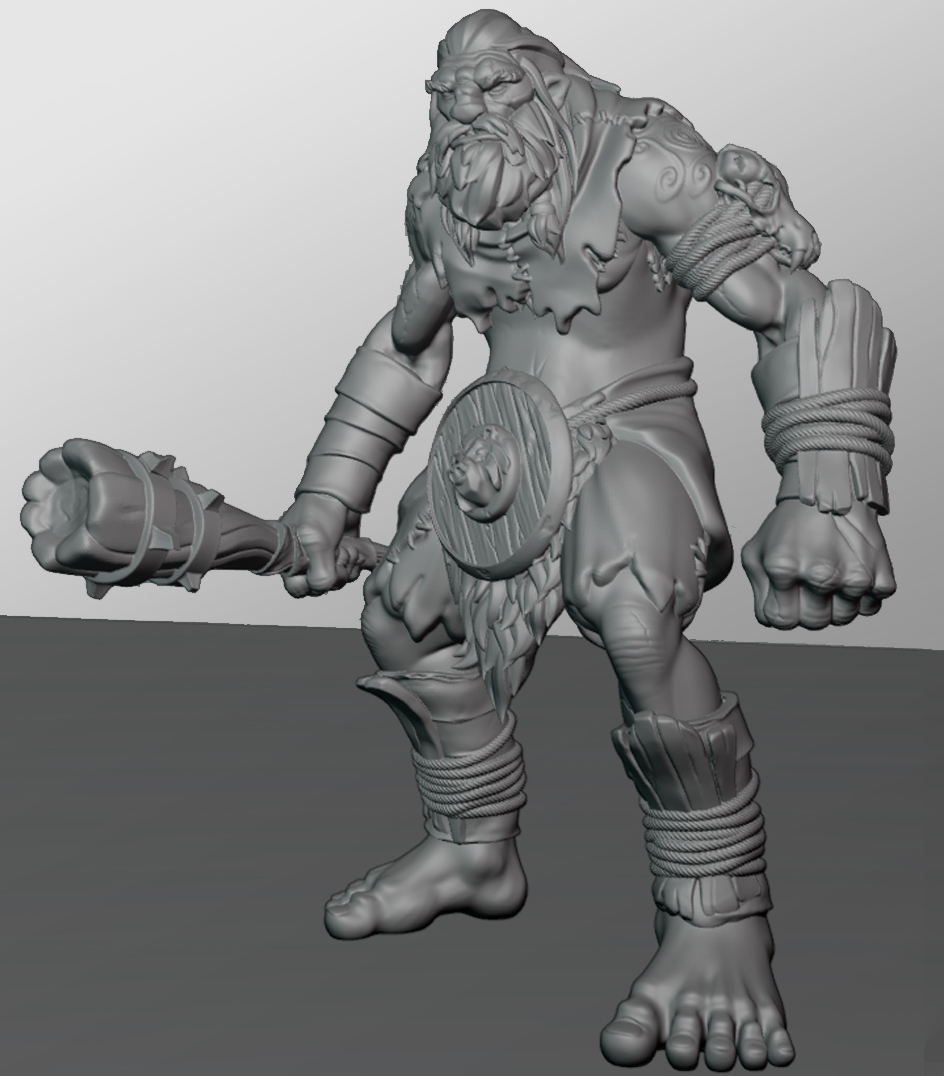 STL file Ogre / Half Giant 👹 ・3D printing design to download・Cults