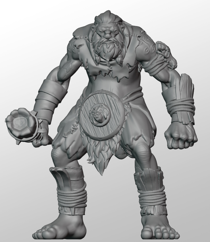 STL file Ogre / Half Giant 👹 ・3D printing design to download・Cults