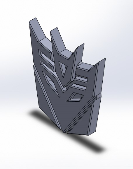Logotipo 3d Decepticon Transformers Logo" 3D Models To Print Yeggi