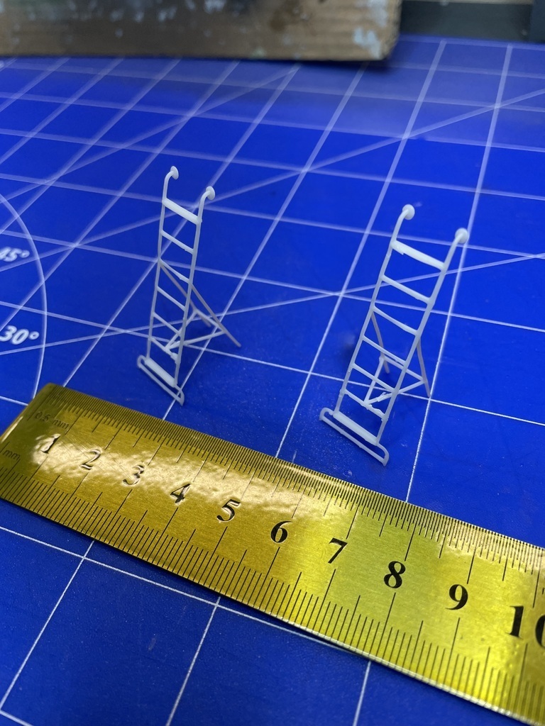 🪜 MiG-21 ladder and wheel chocks・Free STL File for ・Cults