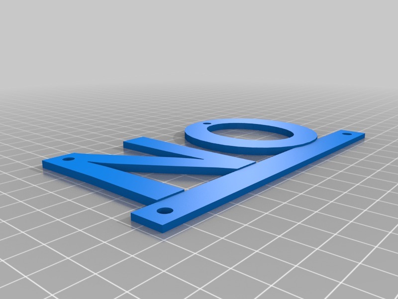 Free 3D file 'No Trespassing' Sign 🏠 ・3D printer model to download・Cults