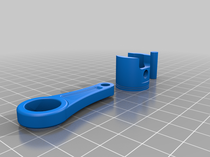 Free 3D file Piston keychain 🗝️ ・3D printing model to download・Cults