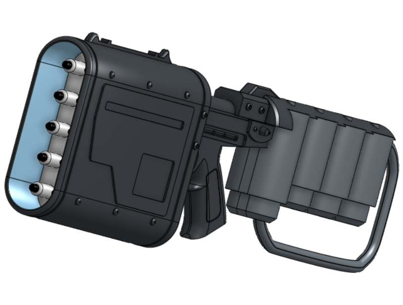 🎨 THE DARK KNIGHT RISES EMP rifle・ STL File for ・Cults