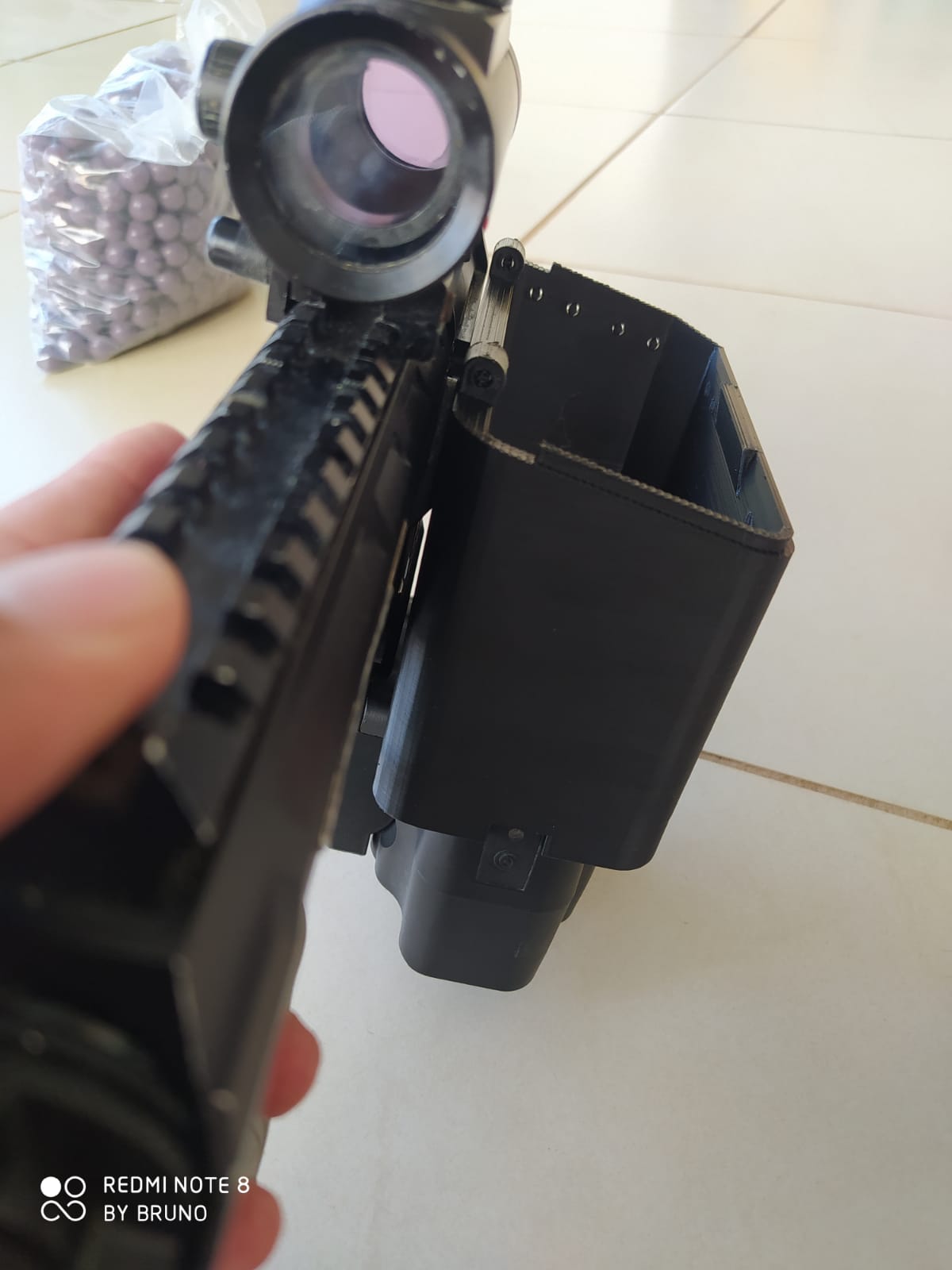 📦 PAINTBALL Box Mag 3d de 150 Bolinhas para Dye Dam (EMF100) e Rip Clip ...