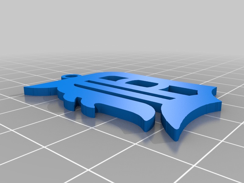 Free 3D file Detroit Pendant 💍 ・3D printer design to download・Cults