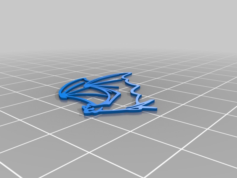 🦇 Simple Bat design・Free 3D File for ・Cults