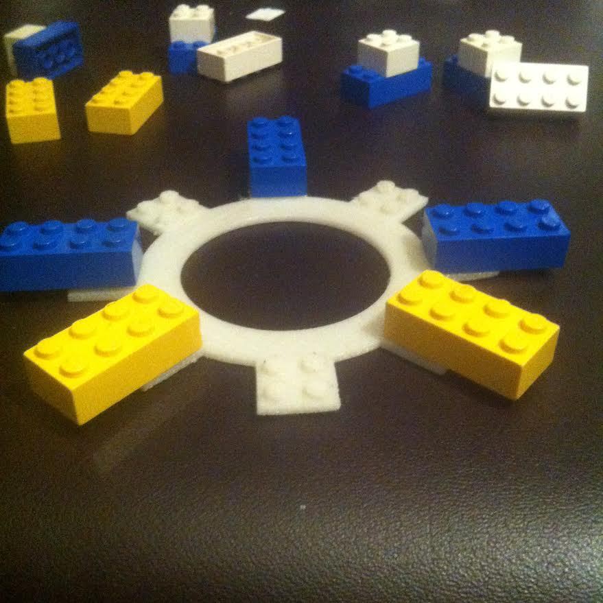 🟣 Circle Lego 360・Free 3D File for ・Cults