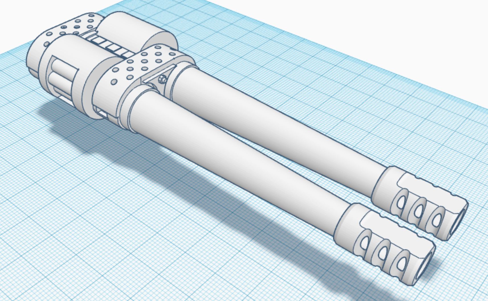 🔫 Double Cannon・Free STL File for ・Cults