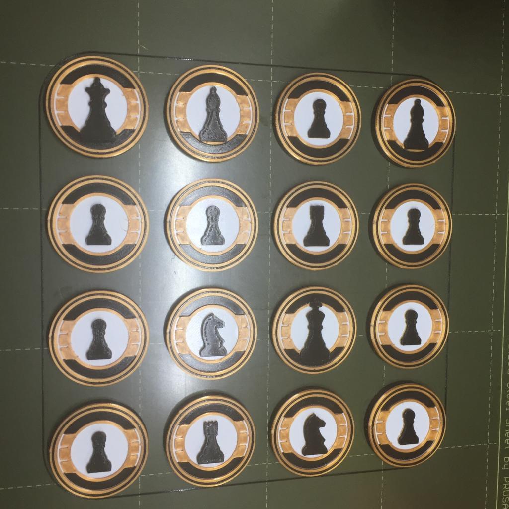 Free STL file Poker Chip Chess Set 🃏 ・3D printable design to download・Cults