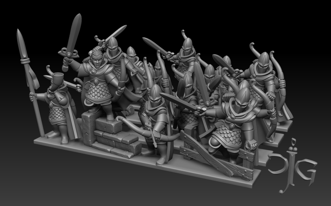 🎨 Shadow Rangers Regiment・ STL File for ・Cults