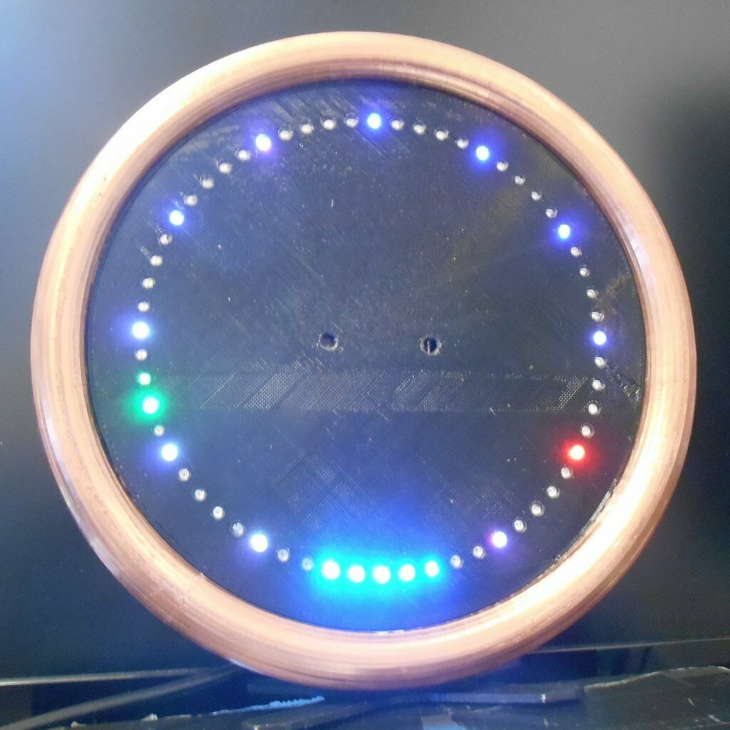 Free 3D file Talking Musical NeoPixel Clock 🕰️ ・3D printing template to ...