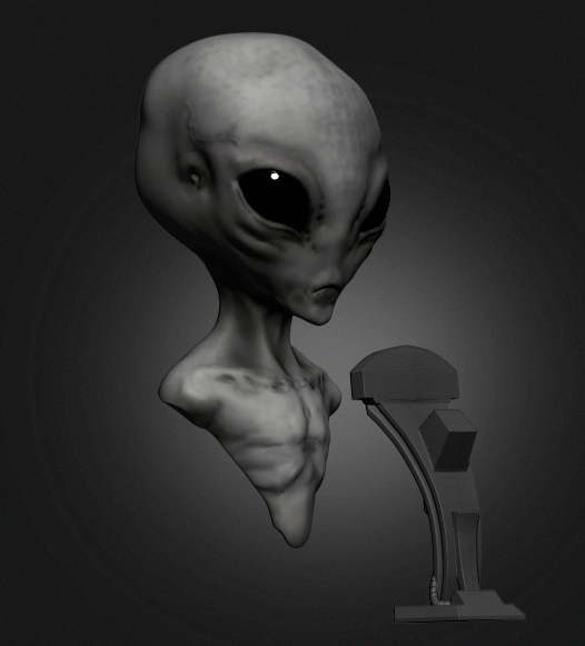 Archivo STL GREY ALIEN BUST MODEL 👽 (3MF)・Diseño de impresión en 3D ...