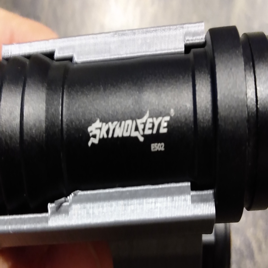 🔦 CAA MCK Flashlight-SkyWolf・Free 3D File for ・Cults