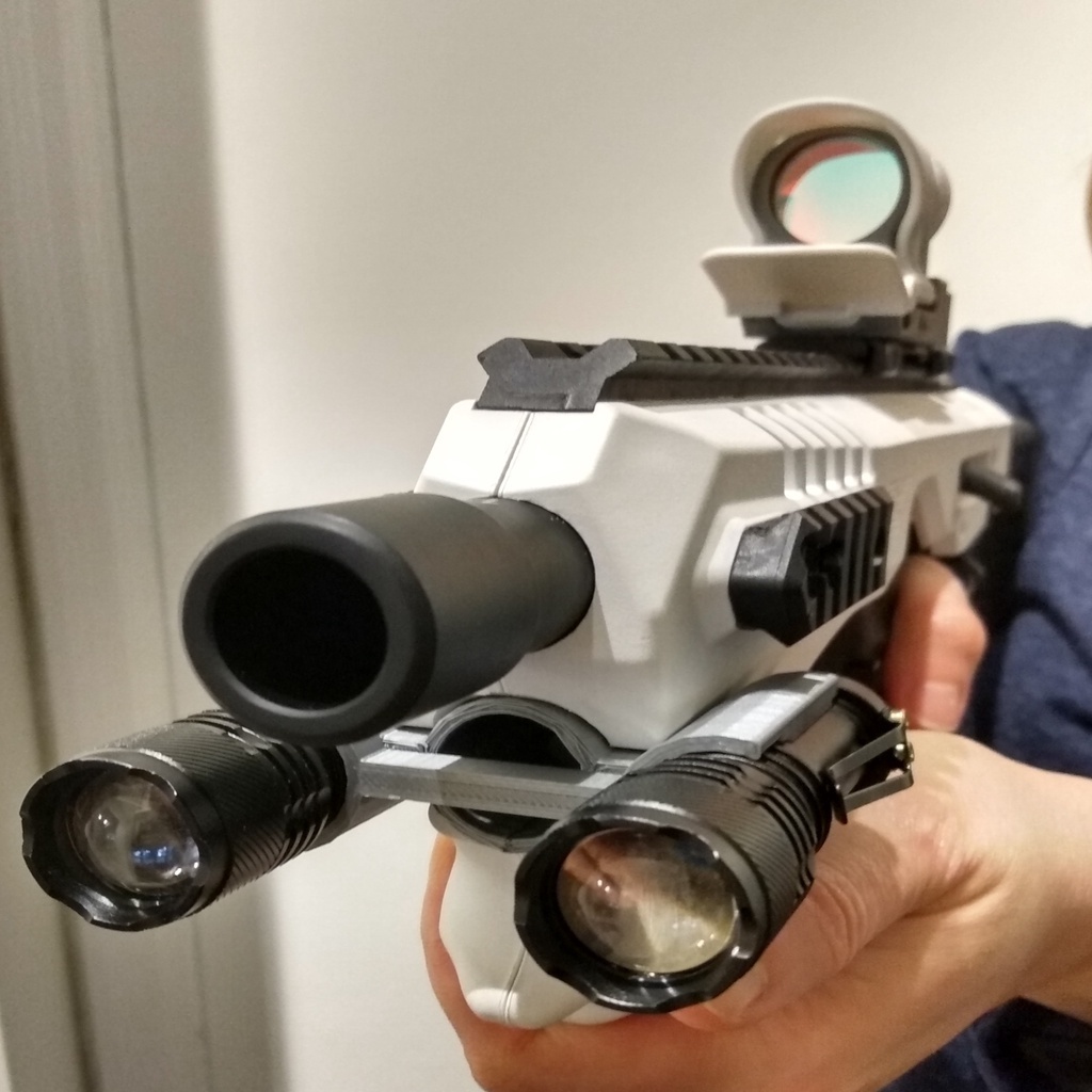 🔦 CAA MCK Flashlight-SkyWolf・Free 3D File for ・Cults