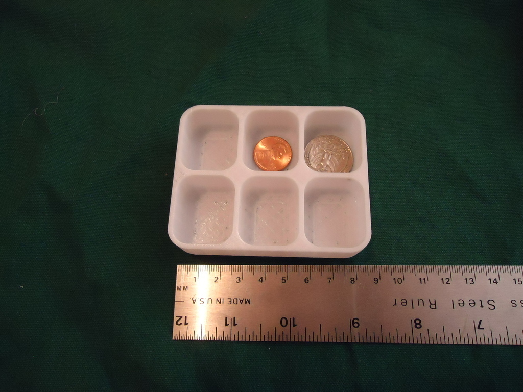 🤏 Small Bead Sorting Tray・Free STL File for ・Cults