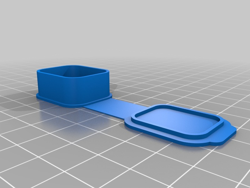 Free STL file Pill Box 20 x 25 mm With Flexible Hinge 💊 ・3D print ...