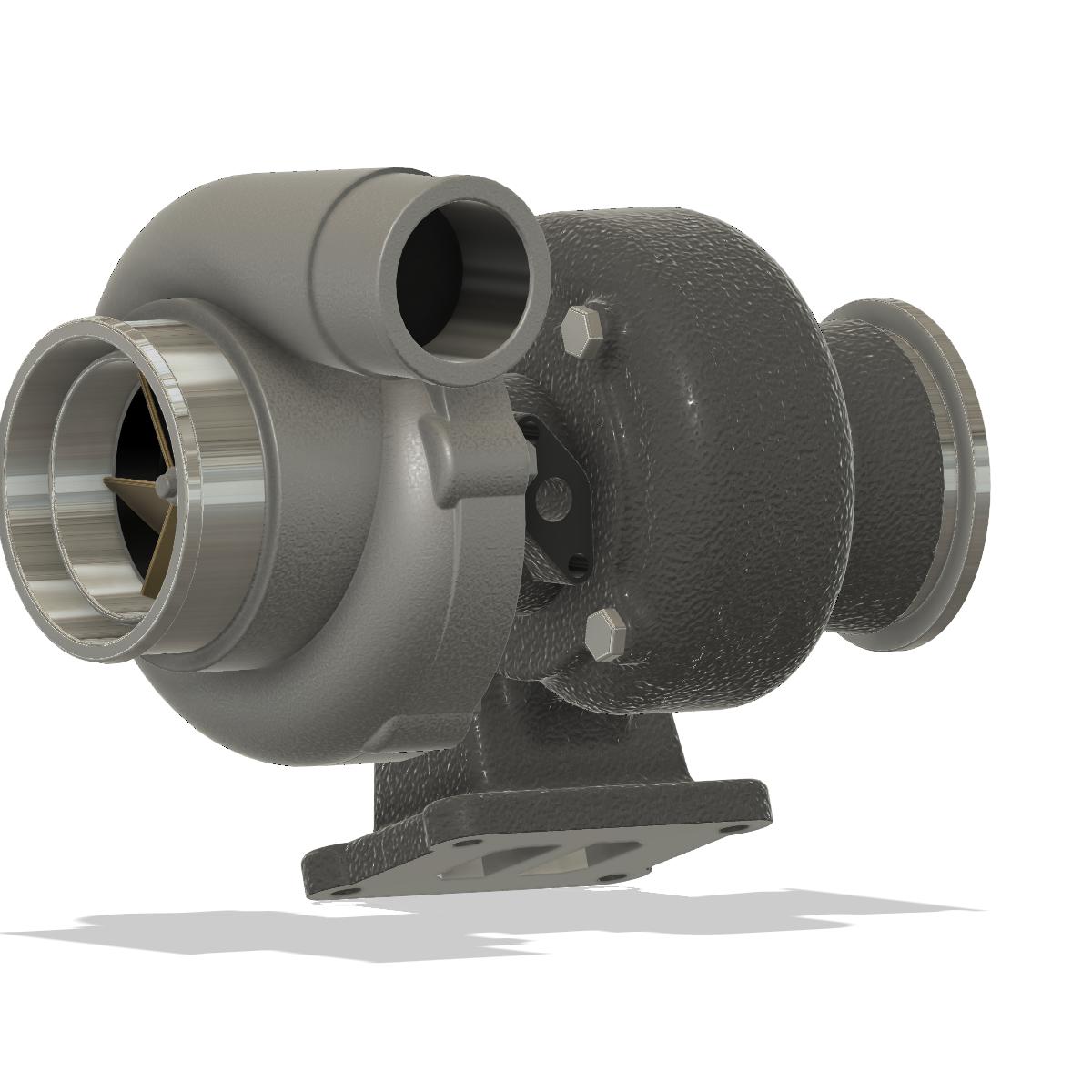 🚗 3d printable turbocharger for scale models・ STL File for ・Cults