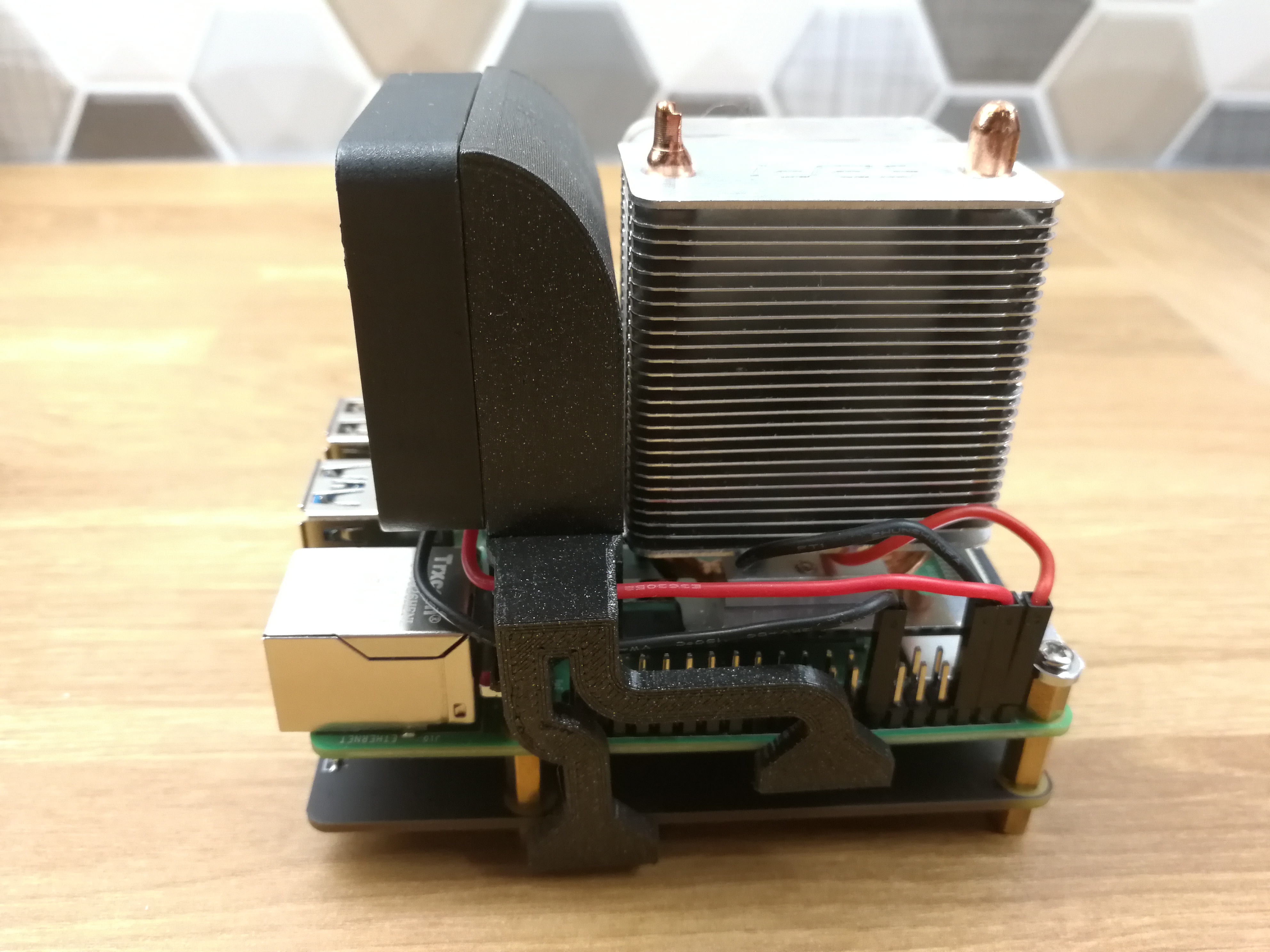 STL file Raspberry Pi 4B case mini computer desktop PC with SSD boot ...
