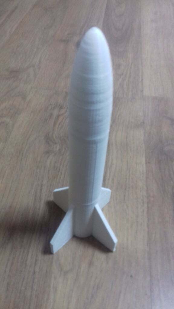 3D printed Model Rocket Toy・Cults