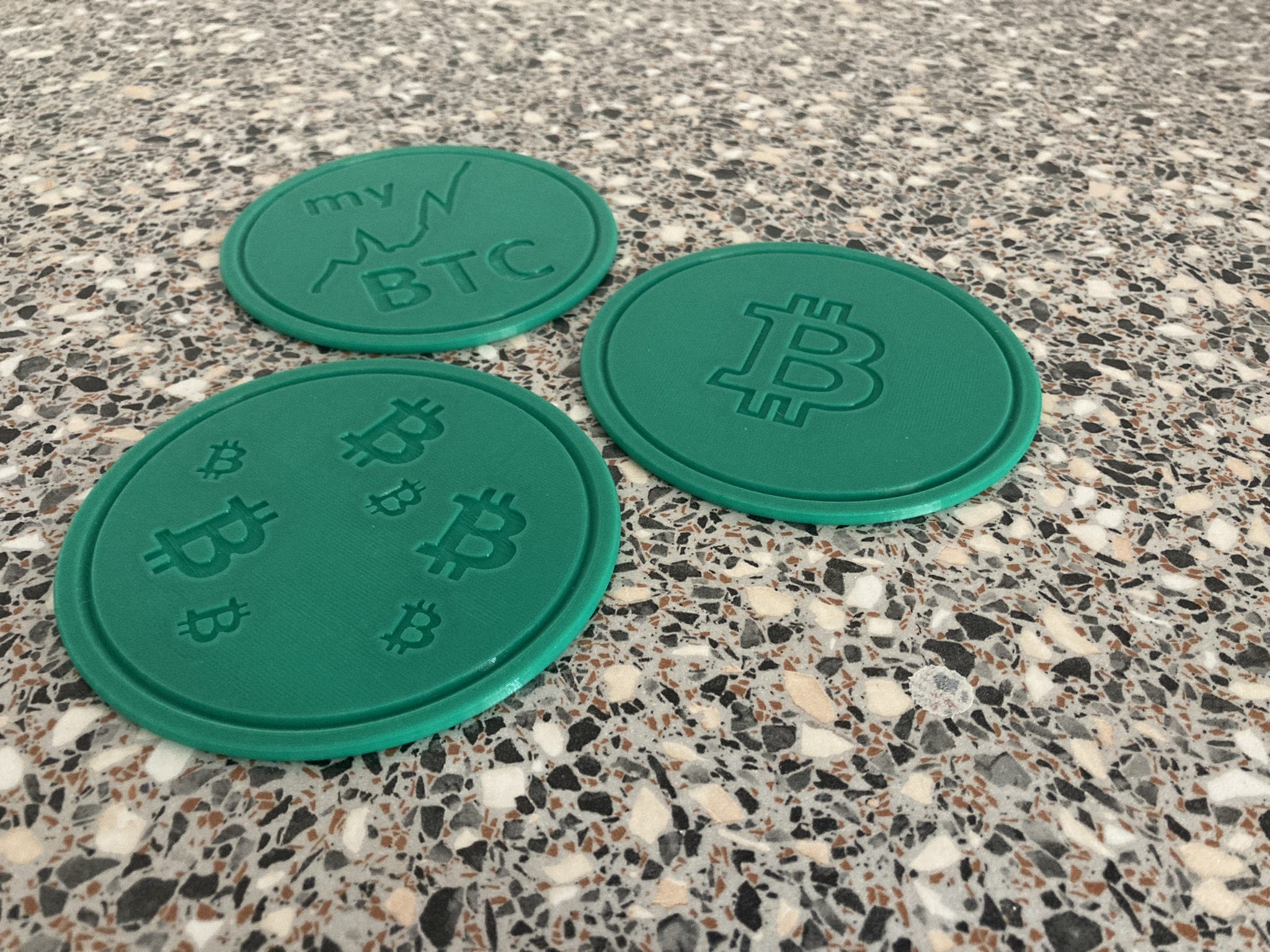 STL file BITCOIN beer coaster (type-3) 🍺 ・3D printable model to ...