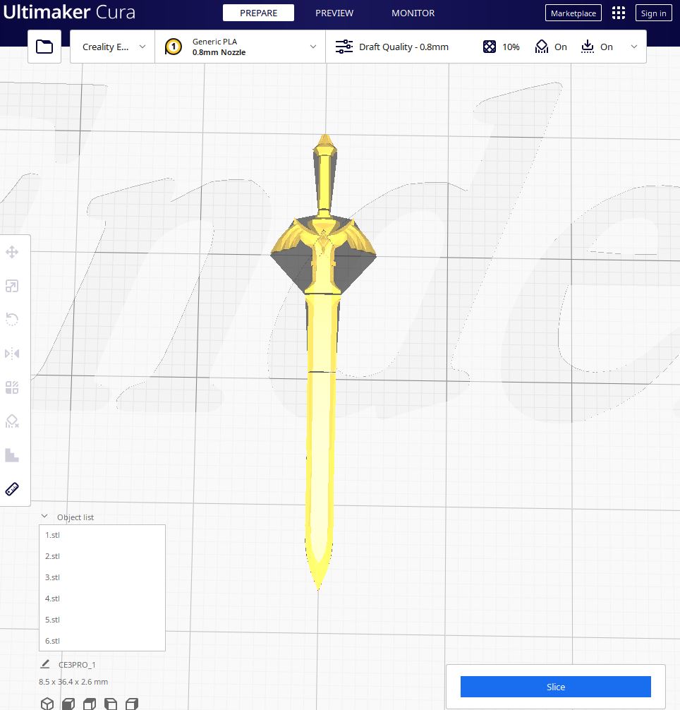 🗡️ Master Sword・ 3D File for ・Cults