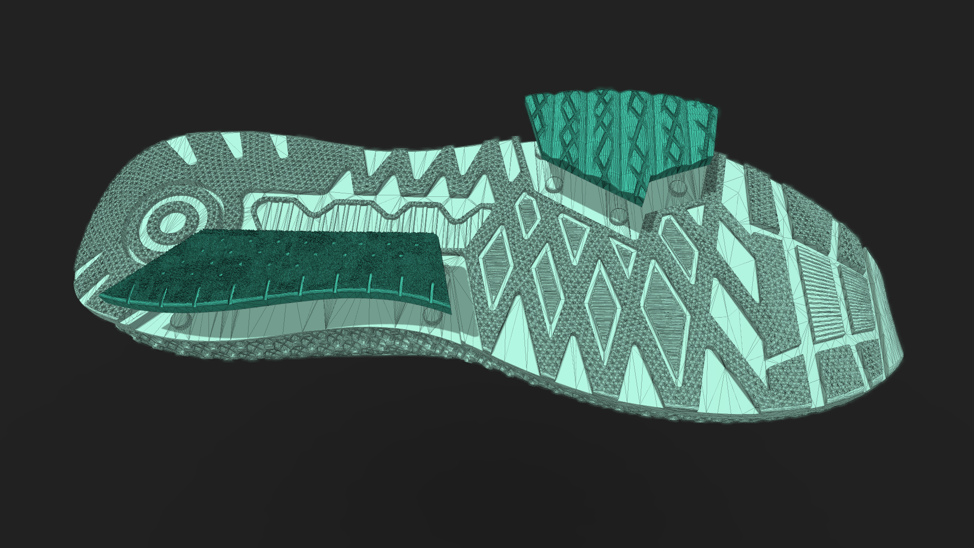 STL file Sneakers Futurecraft 4D sport sole size 40 3d printed model 👟 ...