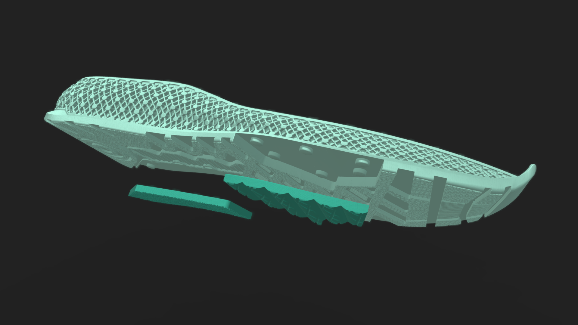 STL file Sneakers Futurecraft 4D sport sole size 40 3d printed model 👟 ...