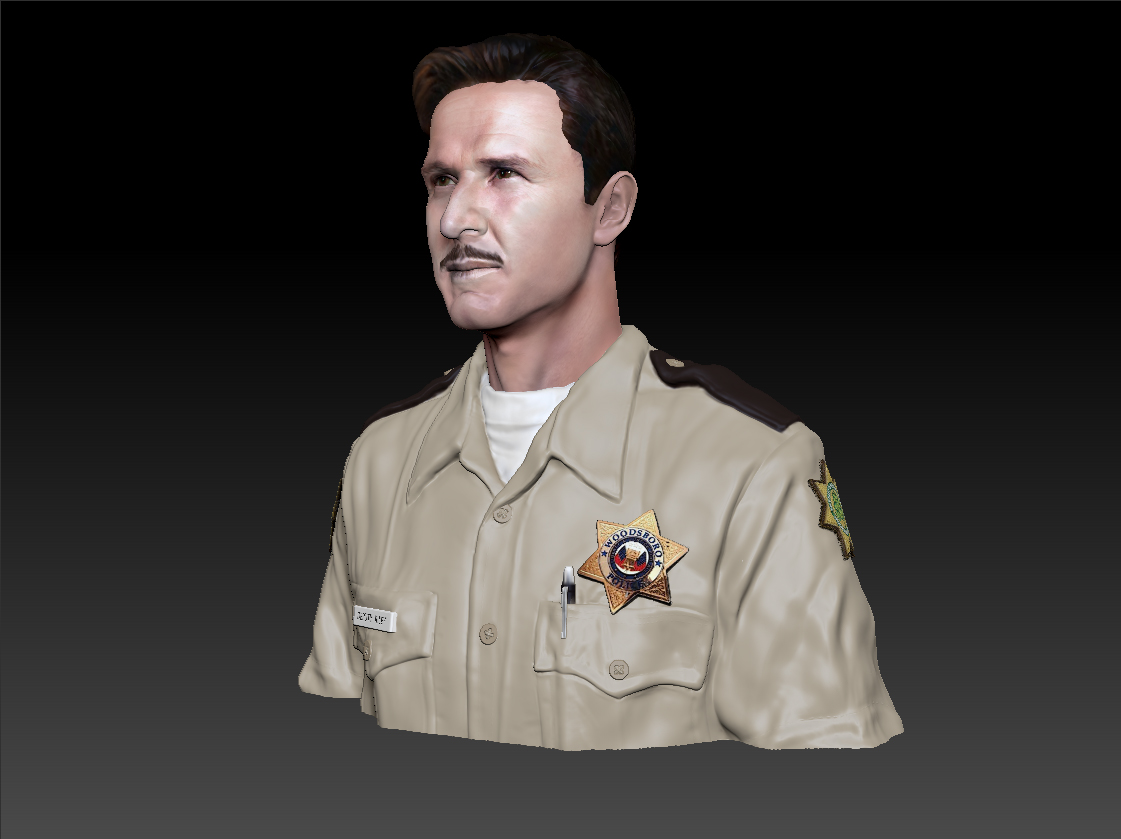 ️ Scream 1 Dewey Riley David Arquette bust・ 3D File for 3D printing・Cults