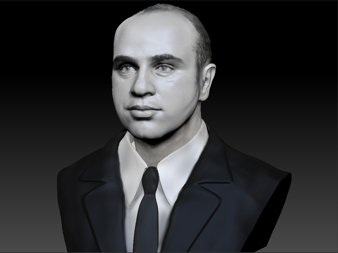 3D file Al Capone 3d model bust 👤 ・3D printable model to download・Cults